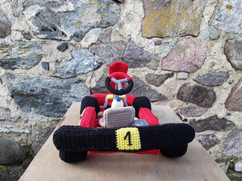 Karting Inspired by Racing Kart CROCHET PATTERN. PDF Amigurumi - Etsy ...