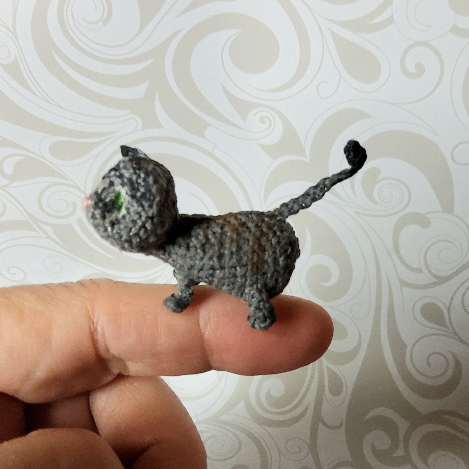Miniature Cat Microcat CROCHET PATTERN Amigurumi Animal PDF by - Etsy