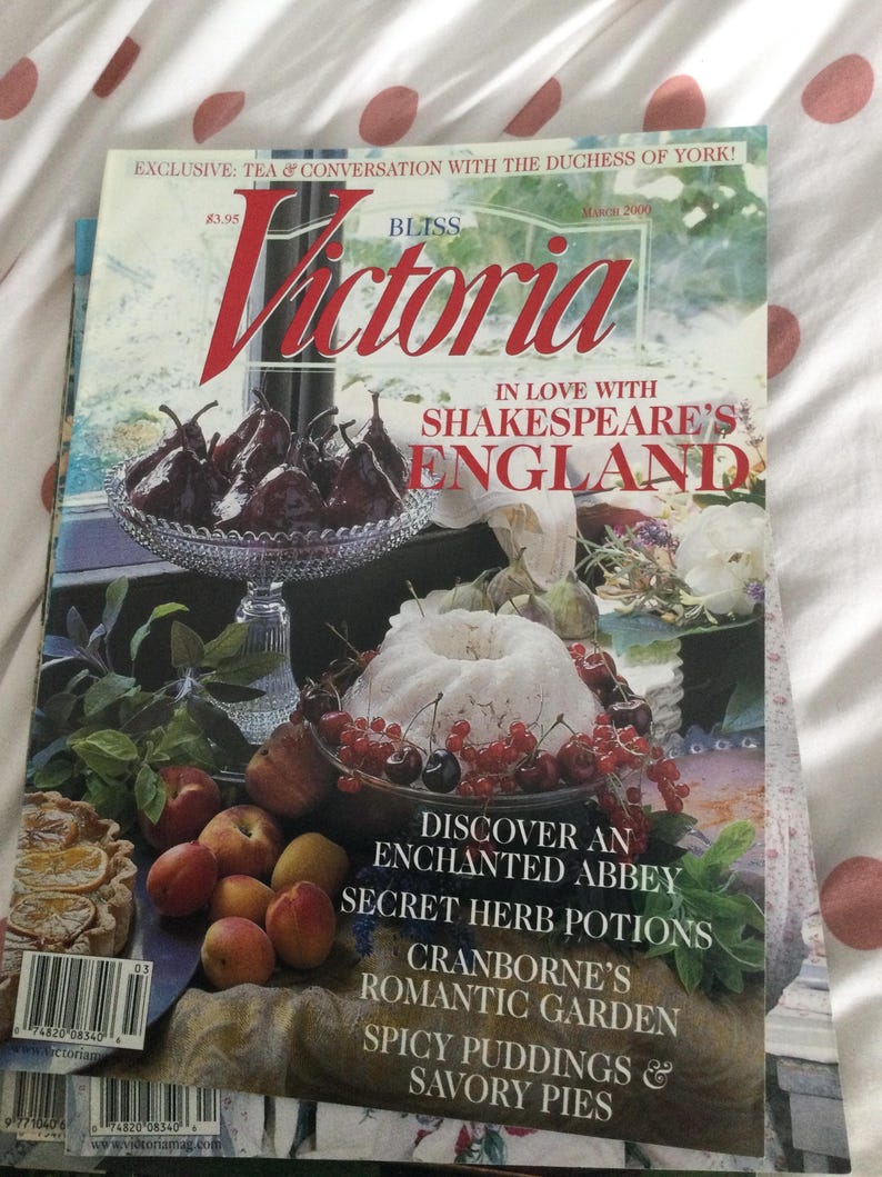Vintage Victoria Magazine Back Issues - Elegant Editions for the Love ...