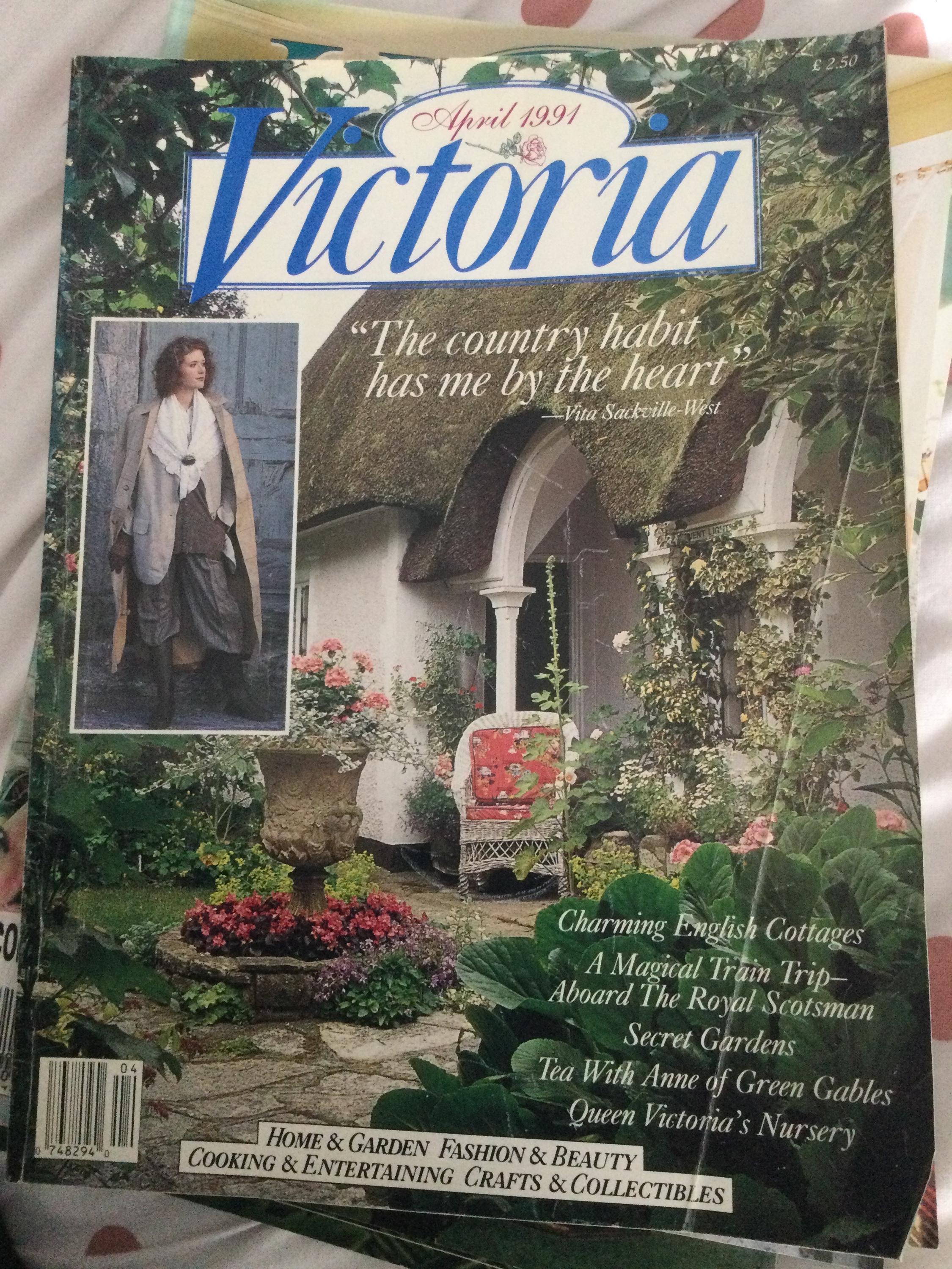 Vintage Victoria Magazine Back Issues - Elegant Editions for the Love ...