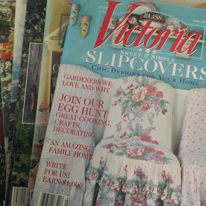 Vintage Victoria Magazine Back Issues - Elegant Editions for the Love ...
