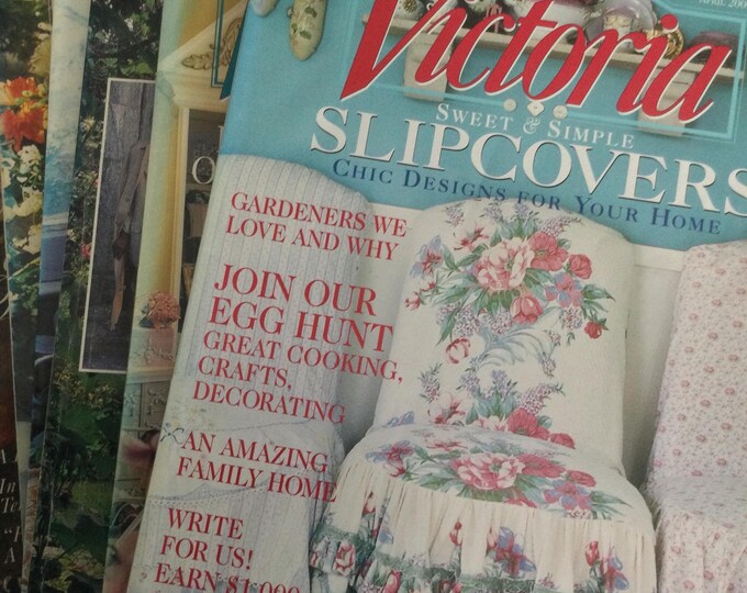 Vintage Victoria Magazine Back Issues - Elegant Editions for the Love ...