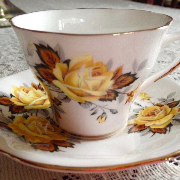 Yellow Roses China - Etsy