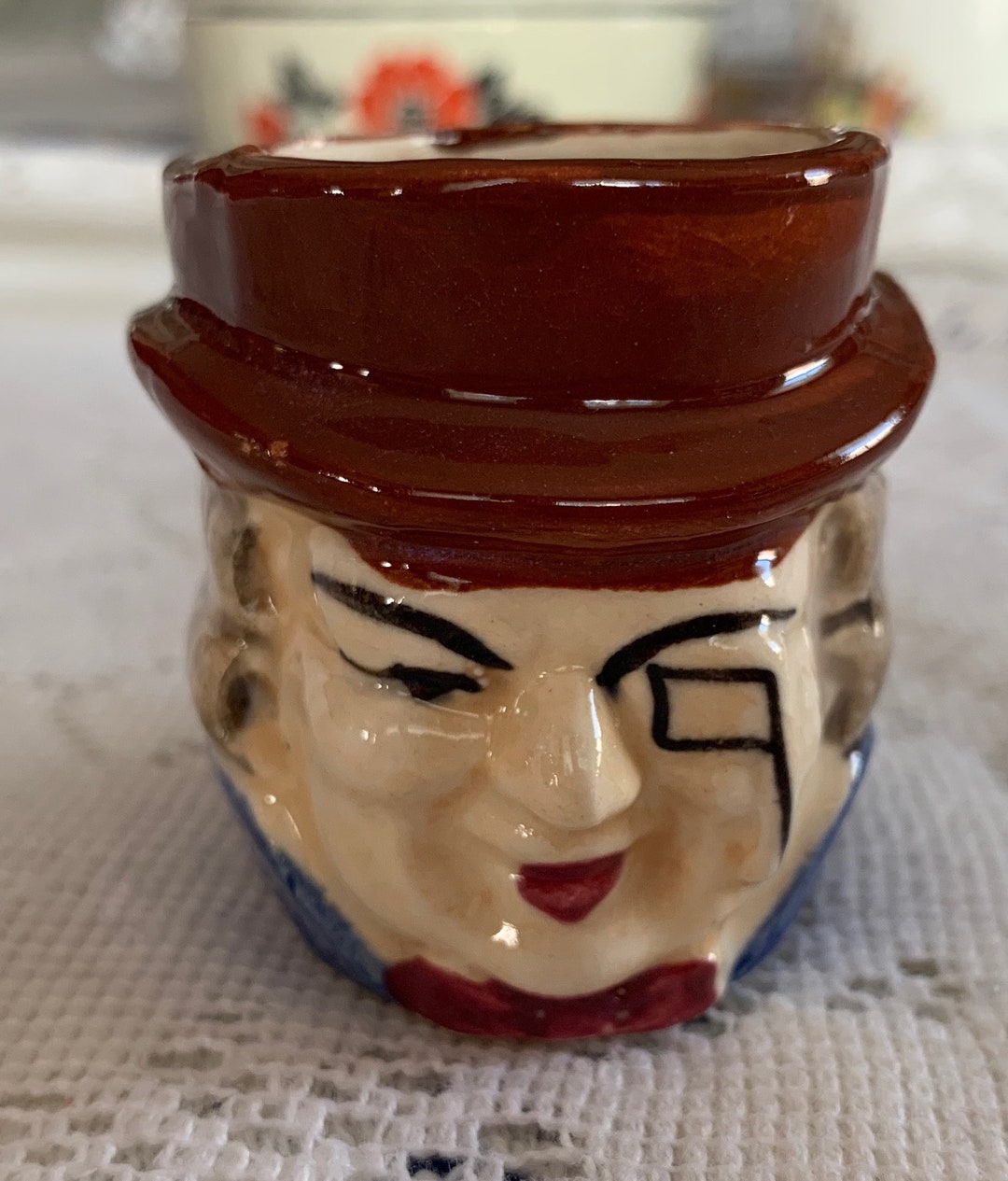 Figure Shot Glass Vintage Colonial Man Shot Glass With Handle, for ...
