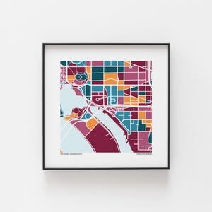 Washington DC - the Wharf - Map Print - Etsy