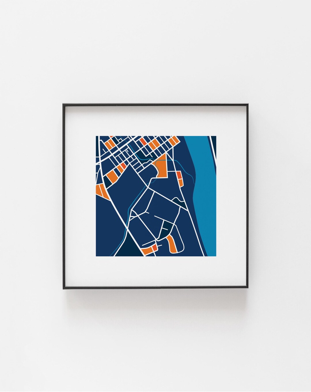 Bucknell University - Map Print - Etsy