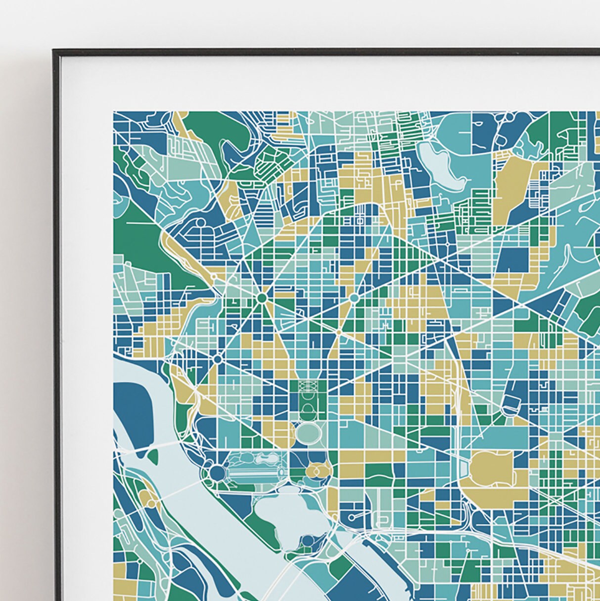 Washington DC Map Print - Etsy