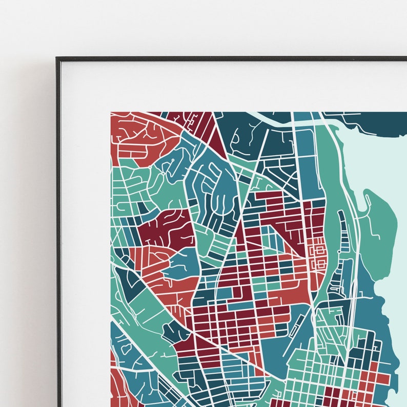 Alexandria VA Del Ray Map Print - Etsy