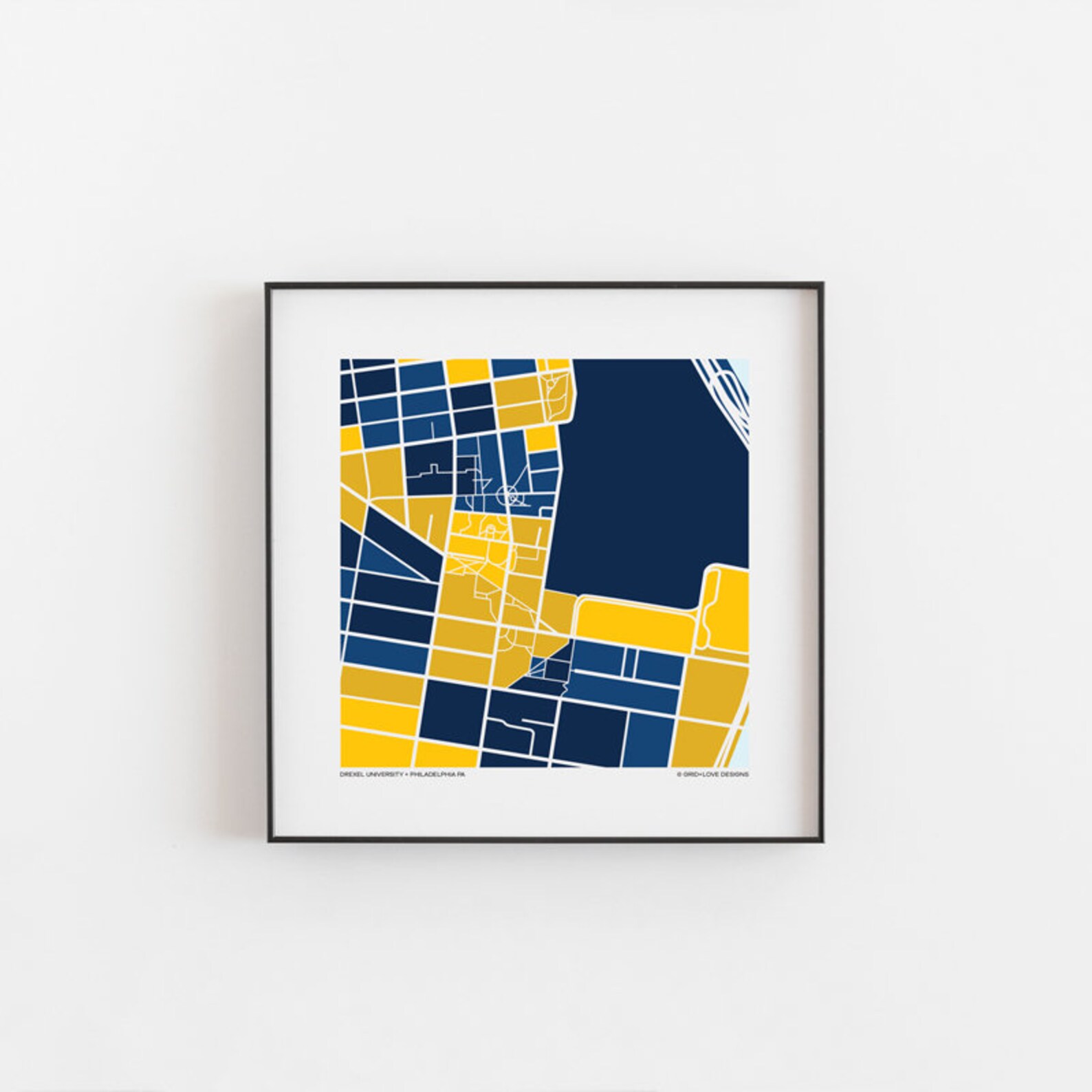 Drexel University Map Print - Etsy
