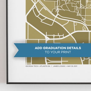 University of Denver Map Print - Etsy