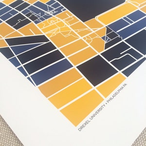 Drexel University Map Print - Etsy