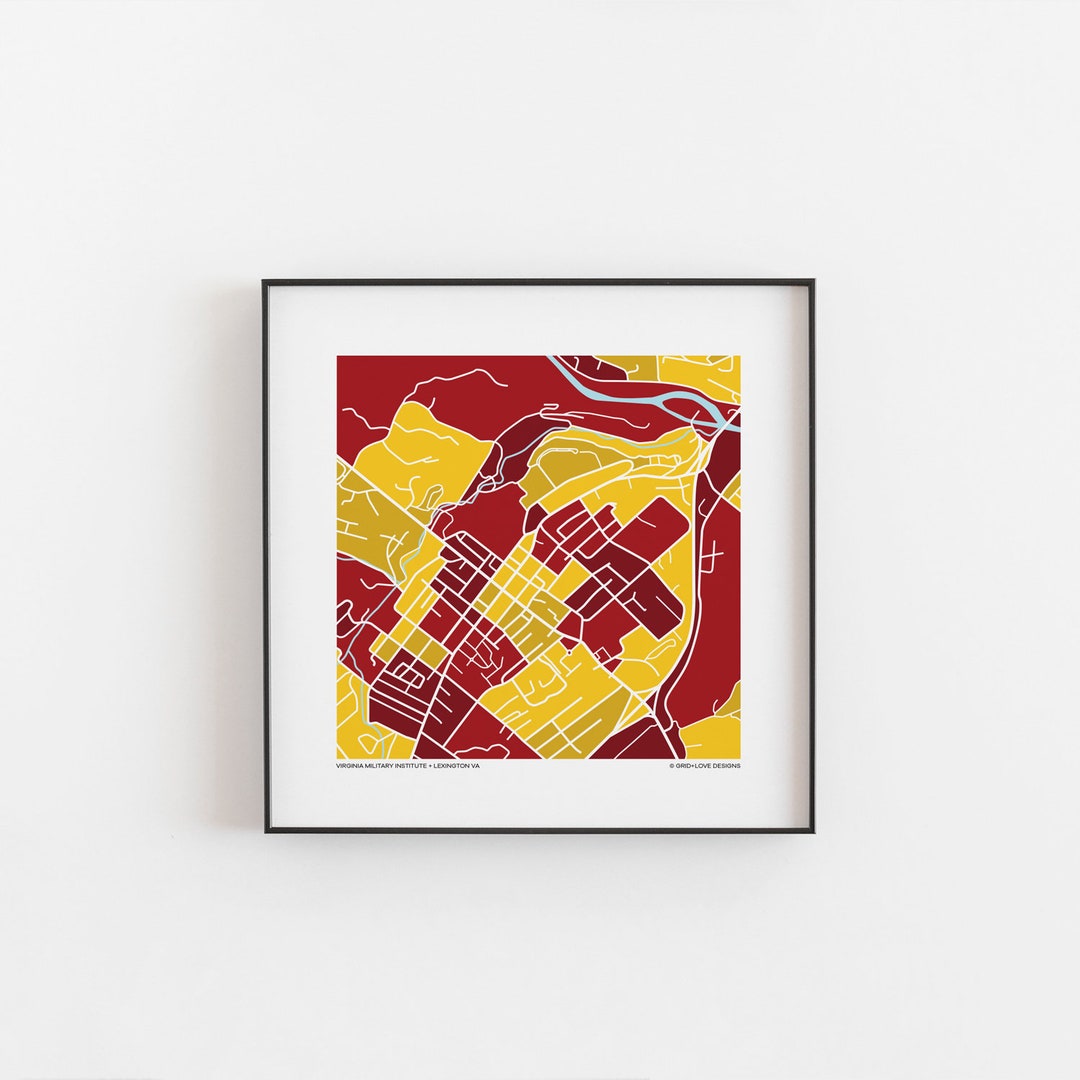 VMI - Map Print - Etsy
