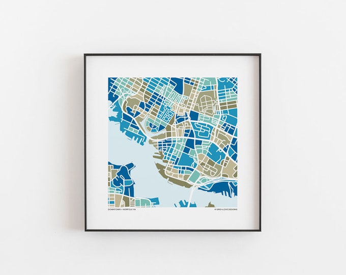 University of Denver Map Print - Etsy