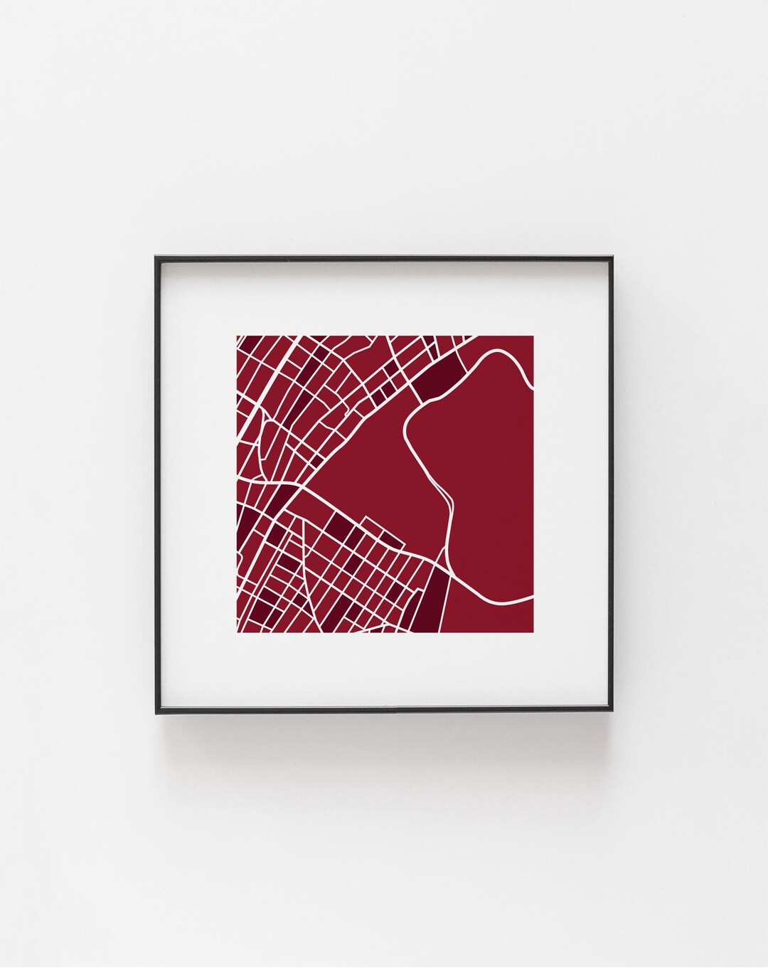 Fordham University - Map Print - Etsy
