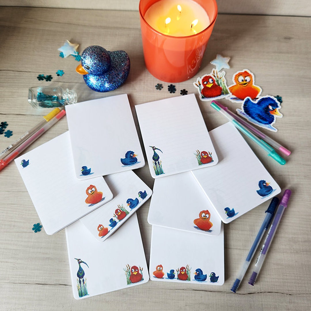 Duck Memo Pad: Handmade Notepad With Unique Designs - Etsy