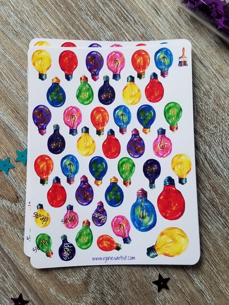 Light Bulb Date Covers Calendar Numbers Date Numbers - Etsy