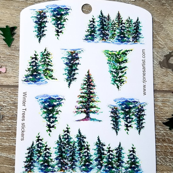 Winter Tree Decal - Etsy