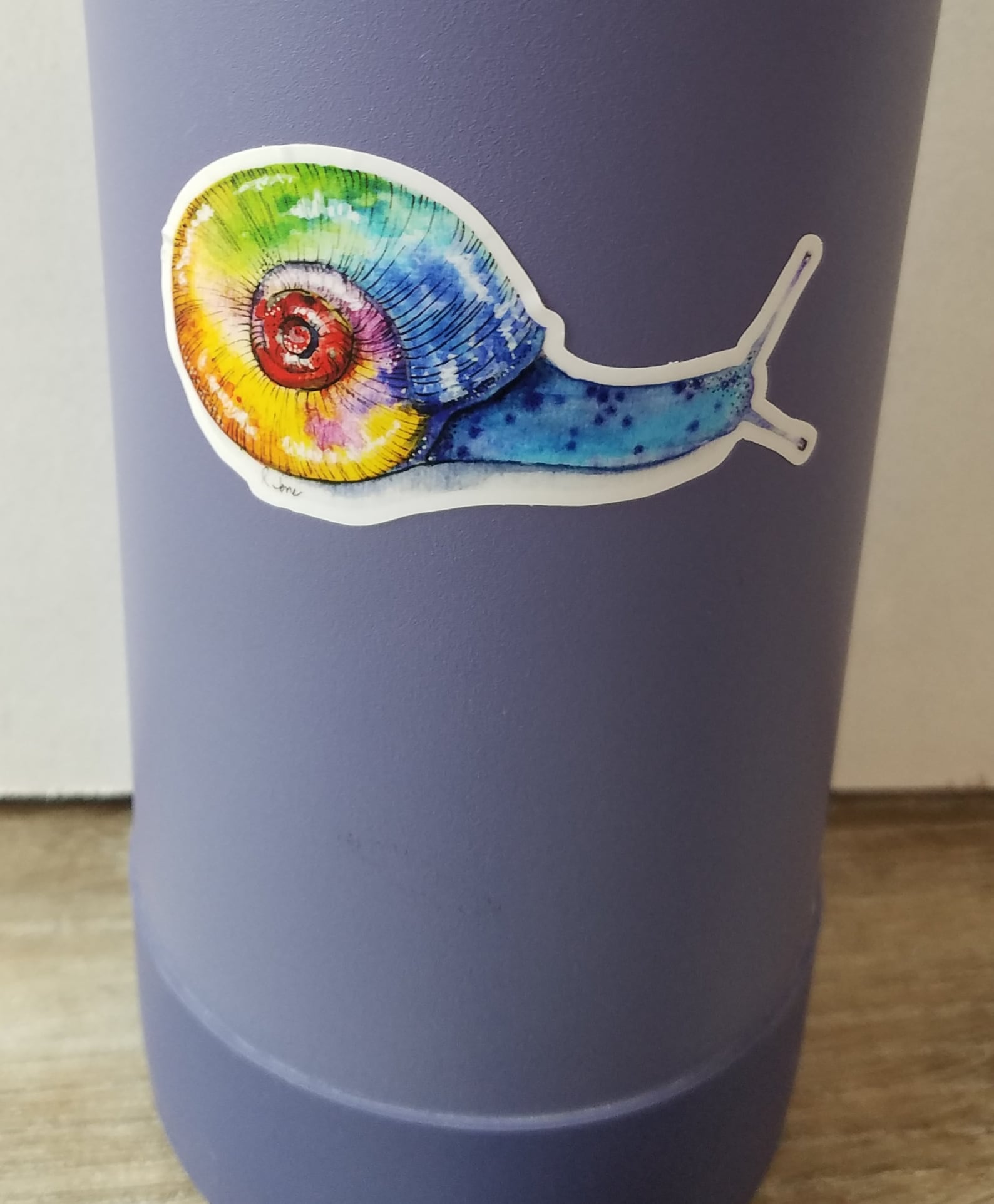 Snail Weather Proof Vinyl Decal Die Cut Decal Happy Snail - Etsy