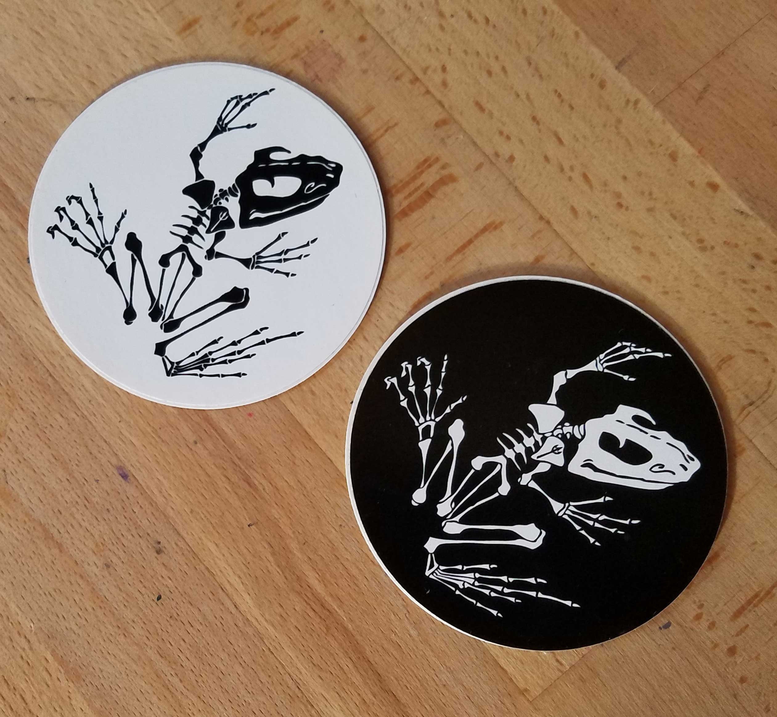 Navy Seal Frog Skeleton With Trident