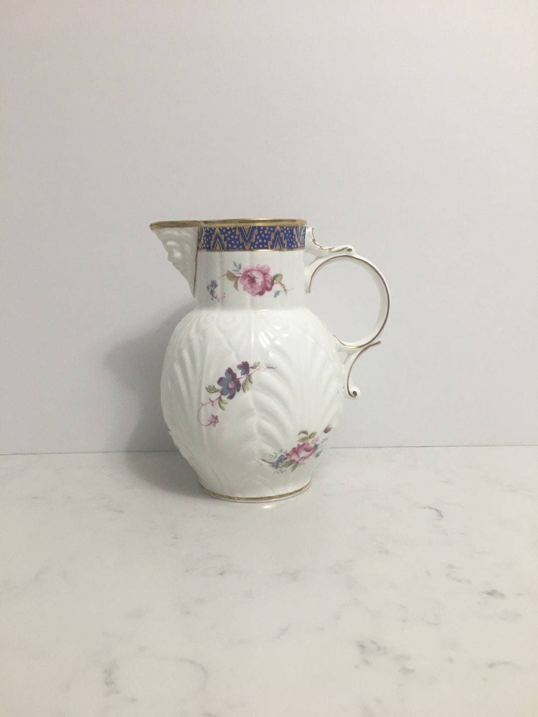 Vintage Coalport Caughley Mask-head Jug Ca. 1770 Reproduction, Vintage ...