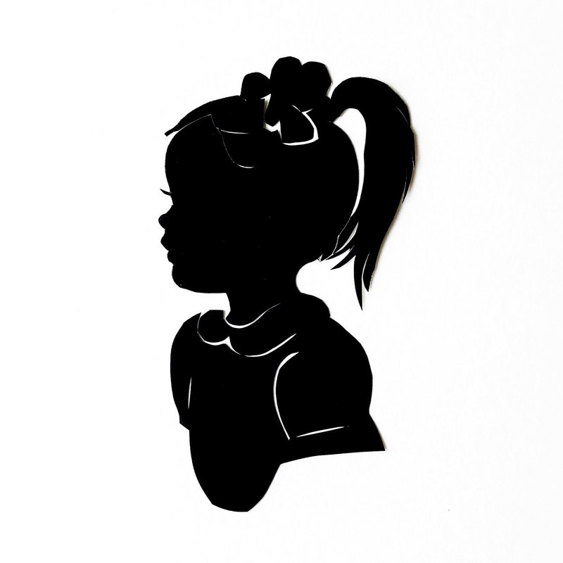 Silhouette Portrait - Etsy