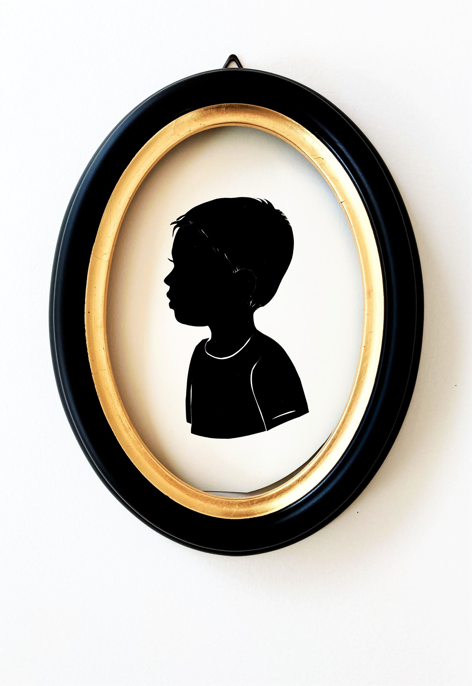 3 Silhouettes 1 Frame - Etsy