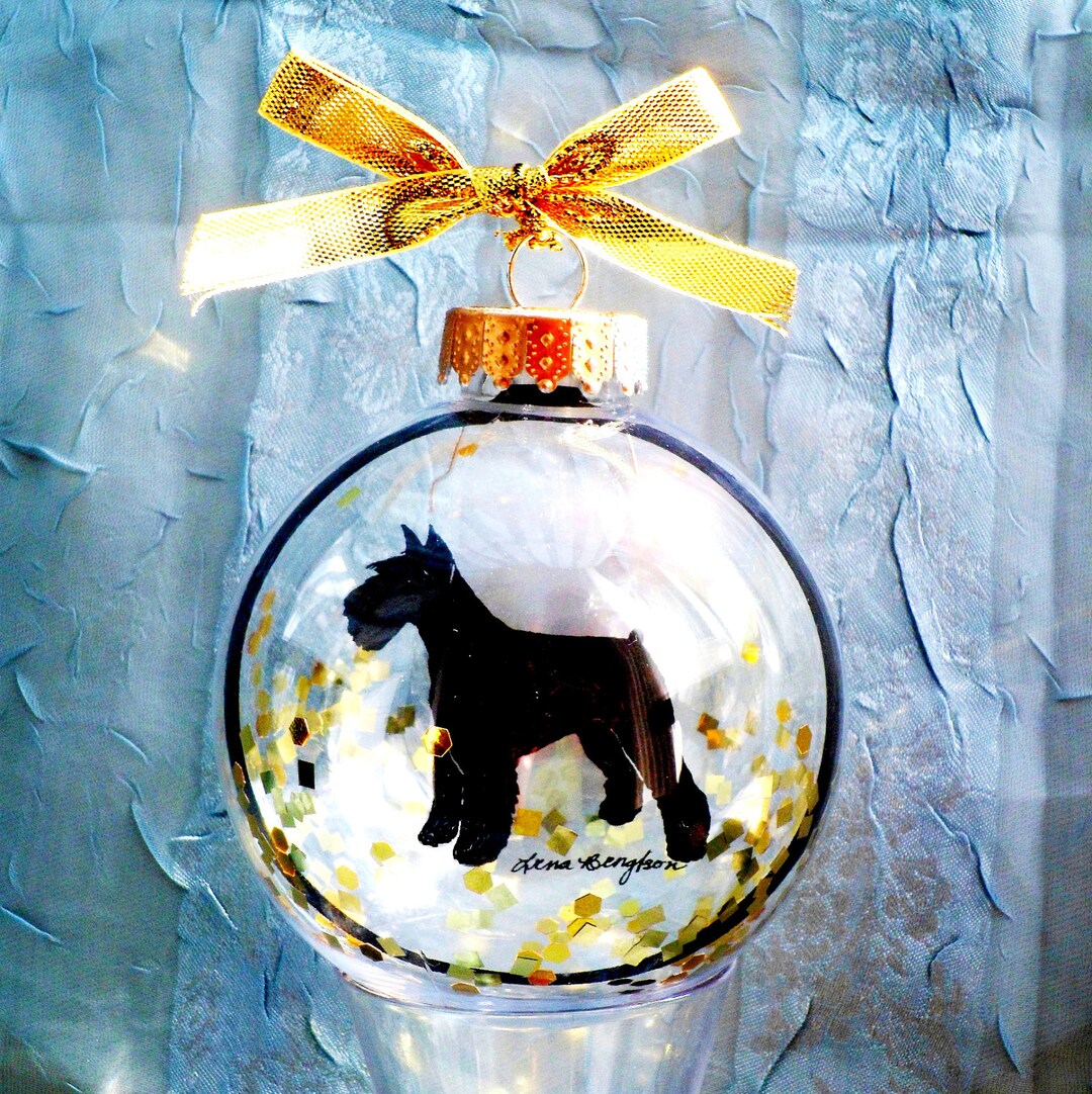 Miniature Schnauzer/dog Ornament - Etsy