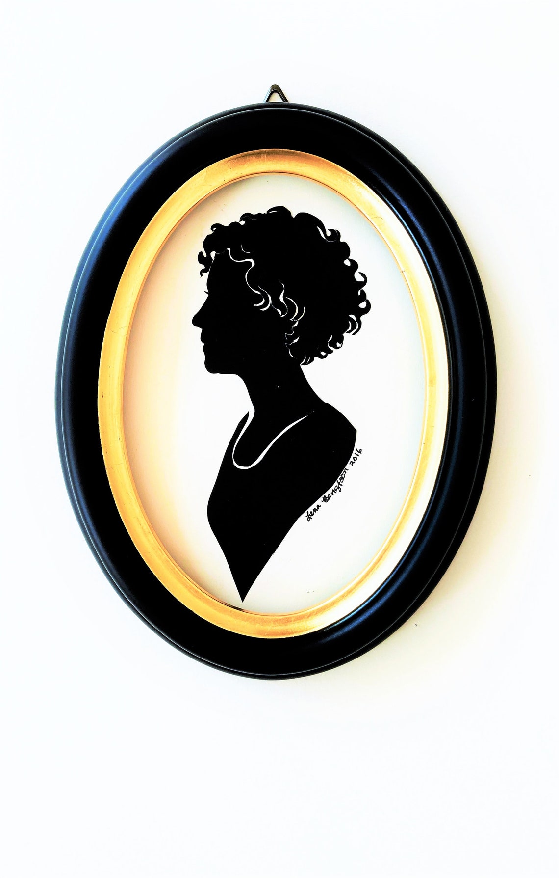 3 Silhouettes 1 Frame - Etsy