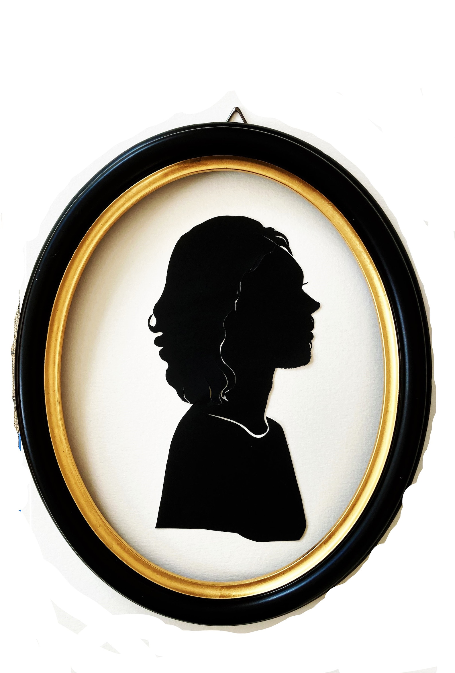 3 Silhouettes 1 Frame - Etsy