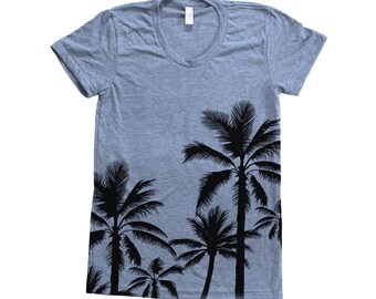 Palm tree shirt | Etsy