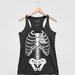 Halloween Skeleton Women Tank Top Triblend Racerback Tank Top | Etsy
