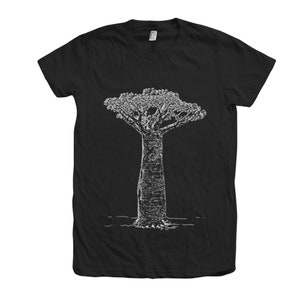 Baobab Tree T-shirt: Hand Screen Printed Nature Tee - Etsy