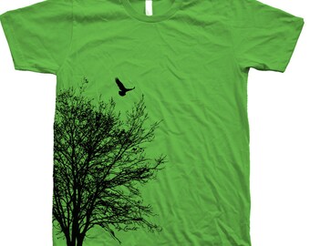 Tree Shirt Unisex T-shirt Men's T-shirt Neck Cotton - Etsy
