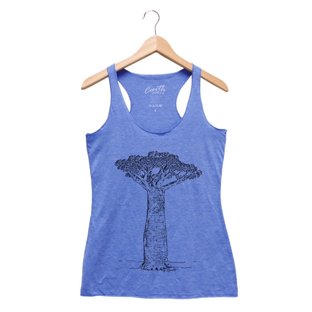 Baobab Tank Top, Women's Tank Top, Tree Tank Top, Fashion Graphic Tee ...