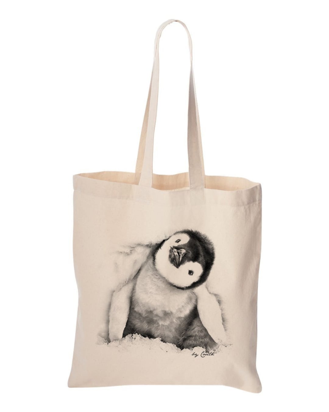 Penguin Tote Bag, Cute Bag, Grocery Bag, Reusable Bag, Market Bag ...