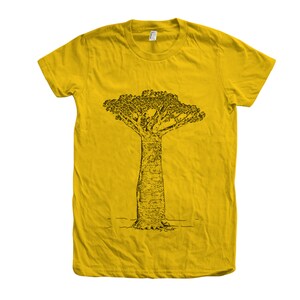 Baobab Tree T-shirt: Hand Screen Printed Nature Tee - Etsy