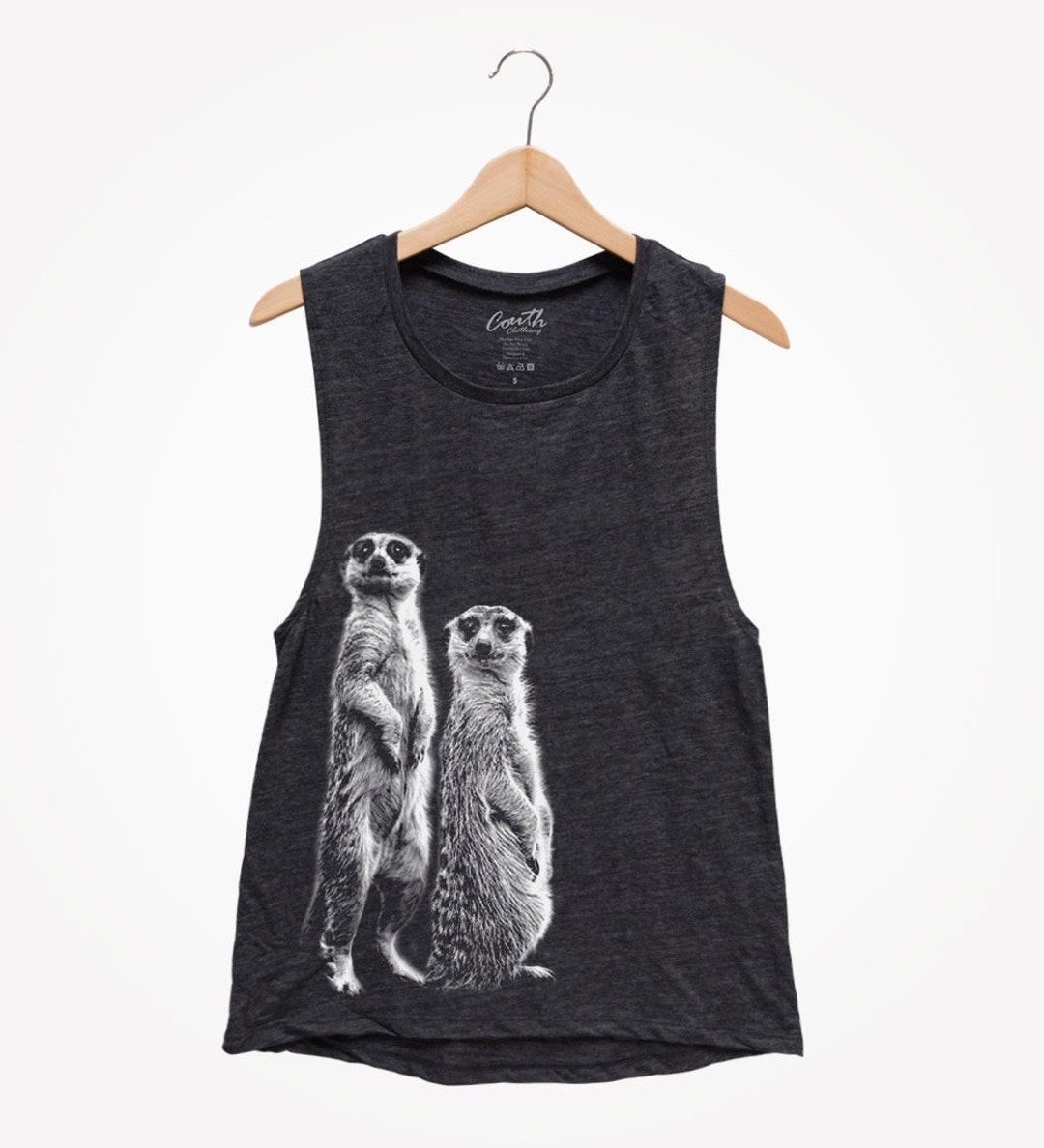 Meerkat Tank, Tank Top for Women, Muscle Tee, Animal Shirt, Cute Summer ...