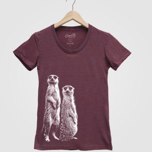 Meerkat Shirt - Cute Shirt Women - Cute Animal Print - Summer Shirt ...
