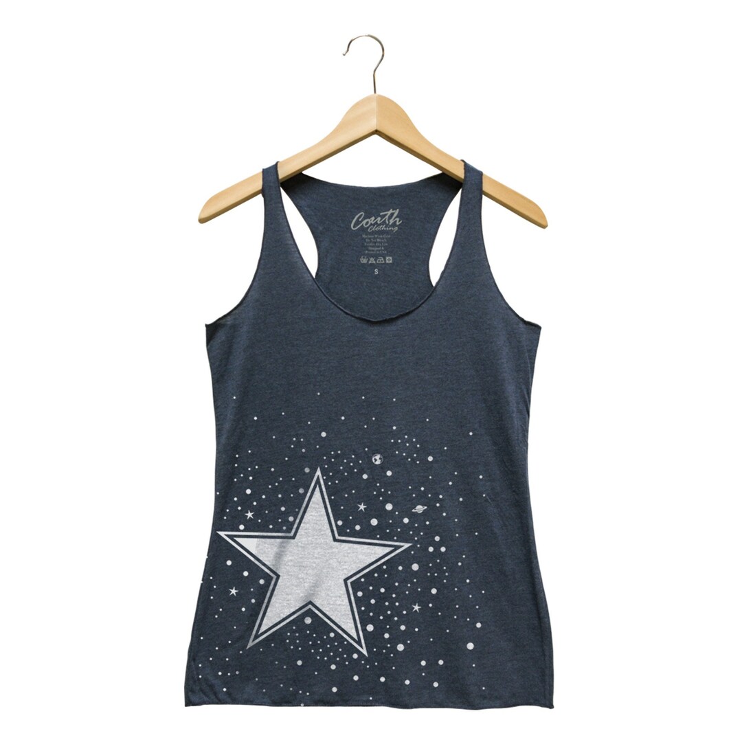 Star Tank Top for Women Gift for Mom Shirt With Star Space Tank Top ...