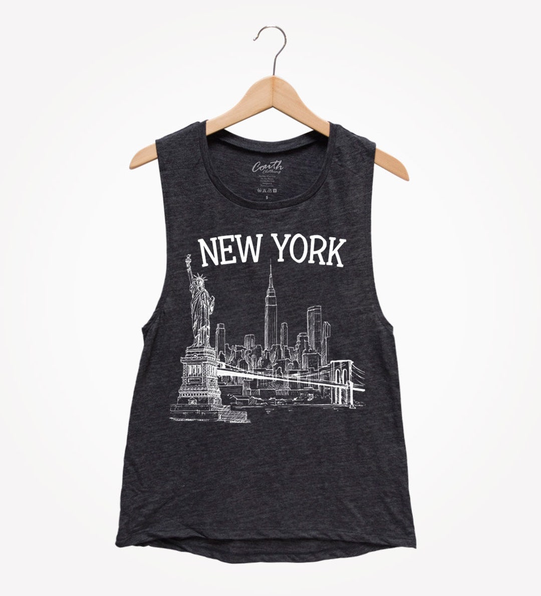 New York Tank Top Womens Muscle Tank NYC Shirt State - Etsy