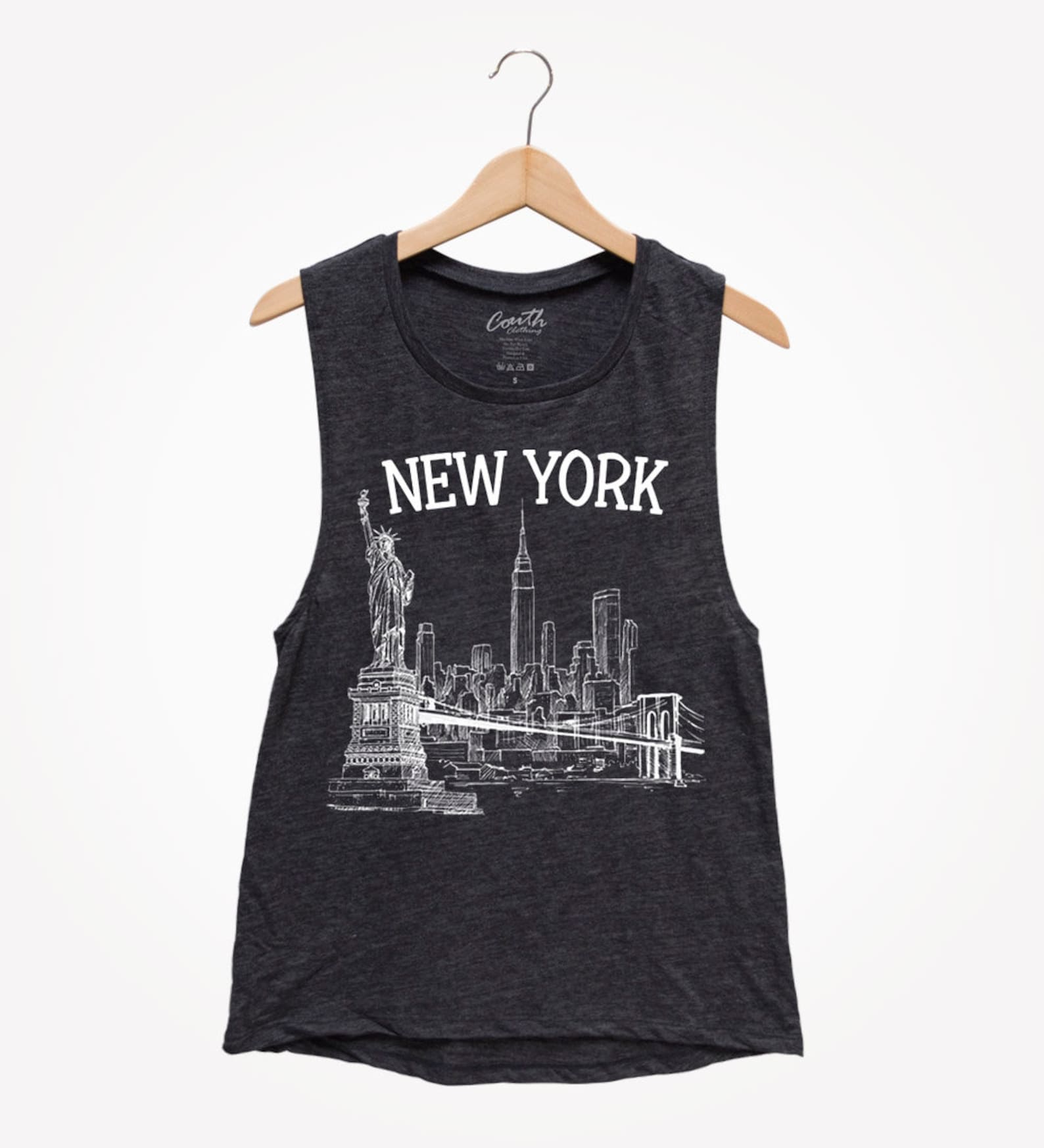 New York Tank Top Womens Muscle Tank NYC Shirt State | Etsy