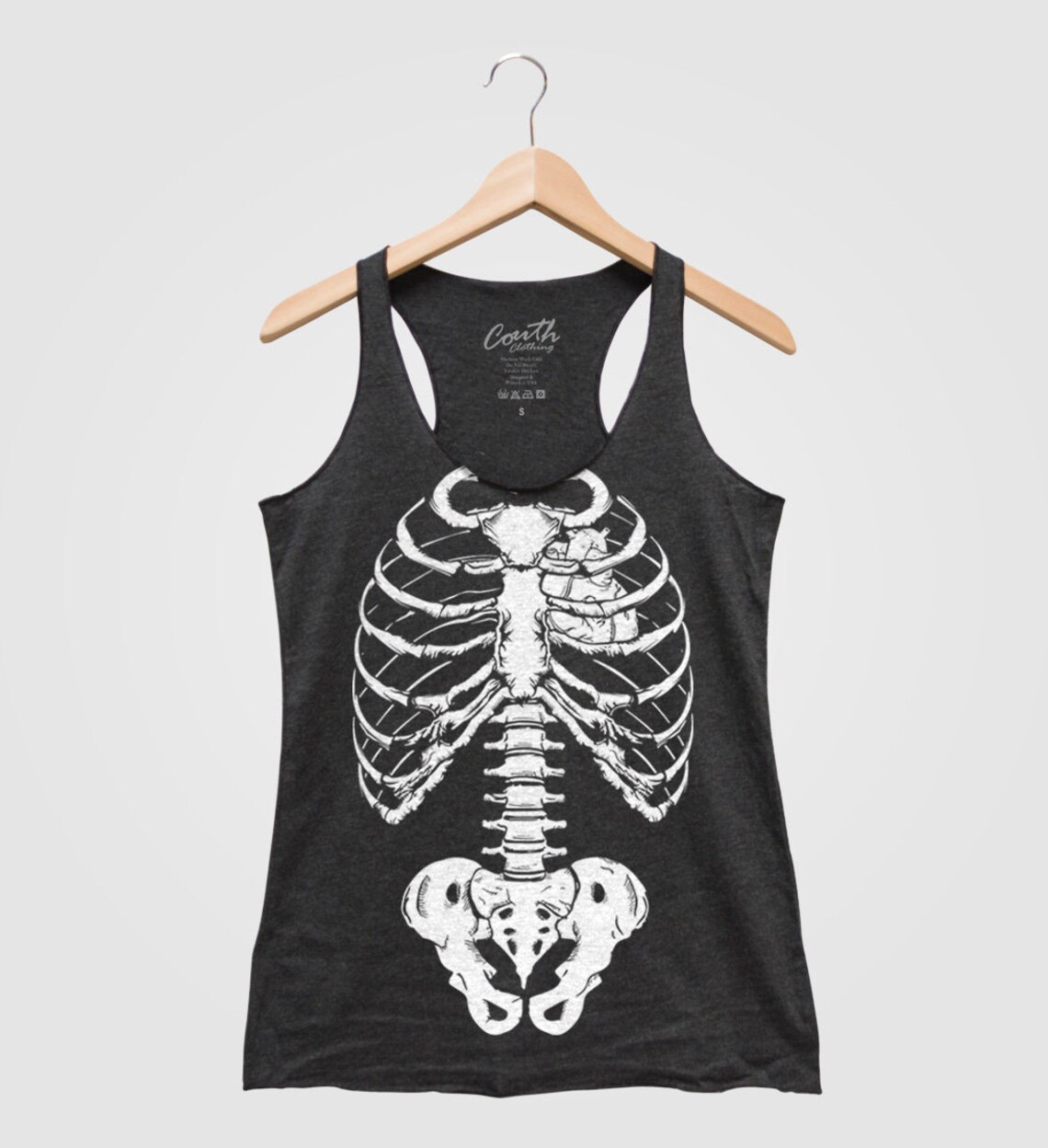 Halloween Skeleton Women Tank Top Triblend Racerback Tank Top - Etsy