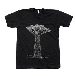Mens Tshirt, Baobab Tree Shirt, Nature Shirt, Book Shirt, Crew Neck ...
