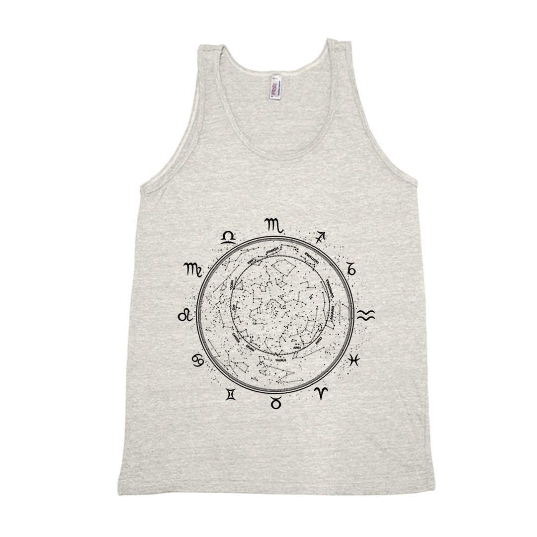 Zodiac Signs - Zodiac Tank Top - Triblend Racerback Tank Top - Hand ...