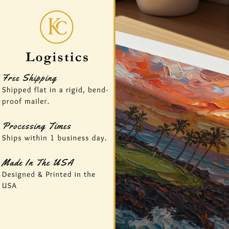 Waikoloa Hawaii Travel Print | Golf Course Wall Art Poster | Hawaiian ...