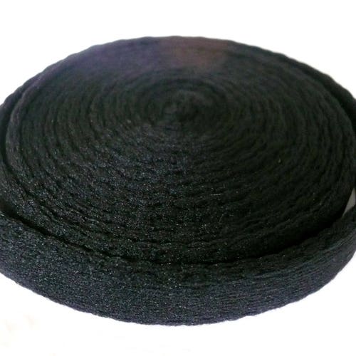 Bra/ Lingerie Wire Casing / Channeling. 10mm Plush Back. Black - Etsy
