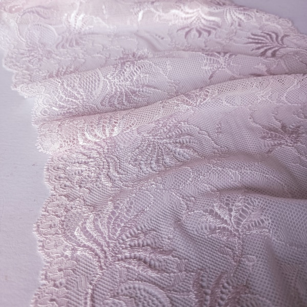 Pink Lace Fabric - Etsy UK