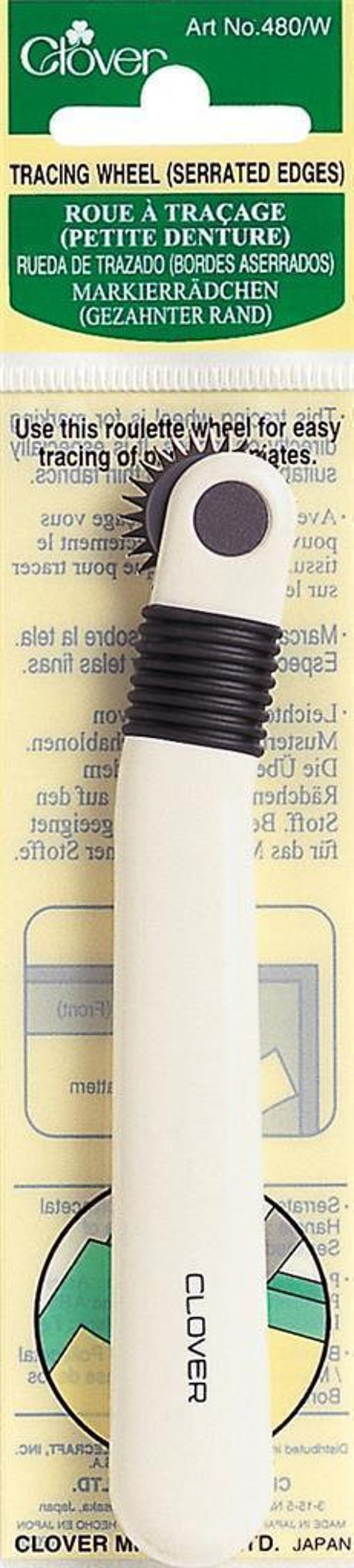Clover Premium Tracing Wheel serrated Edge. Art 480/W | Etsy