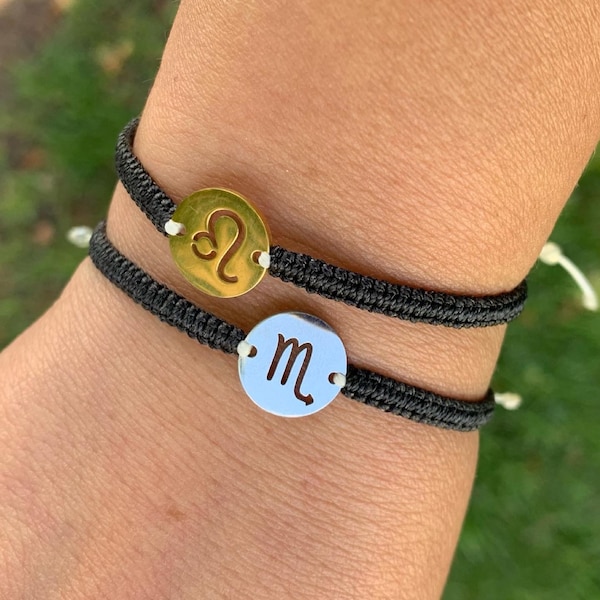 Zodiac Sign Bracelet - Etsy