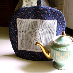 Personalized Elegant Tea Cozy for Large Teapot, Bishops Cap Tea Hats ...